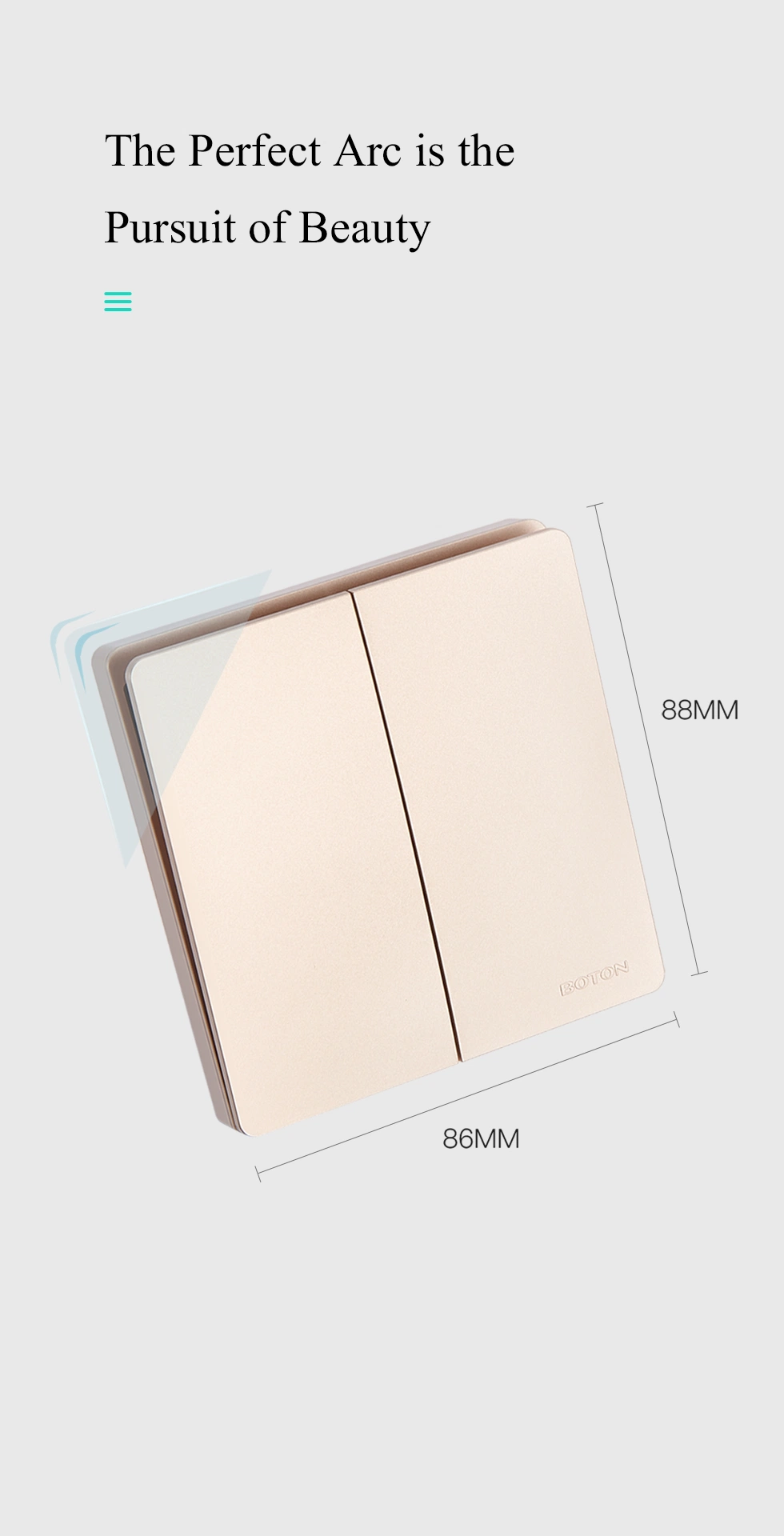 Factory Direct Indoor Flush Type 1 Gang 2 Way Intermediate Decora Wall ...